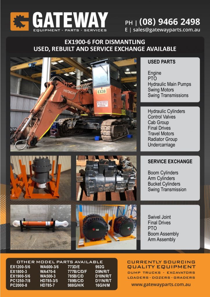 EX1900-6 Full Machine for Dismantling - Gateway Group